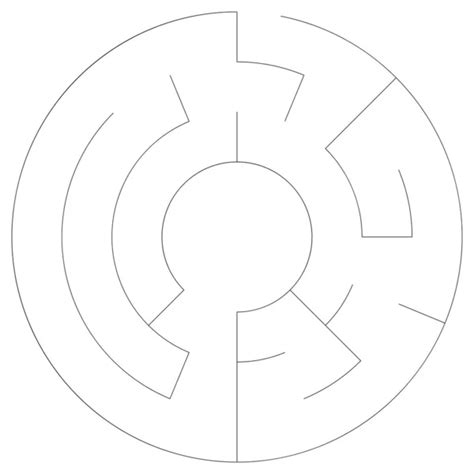 Solvable Maze Labyrinth Vector Ilustration Stock Vector By ©vectorguy