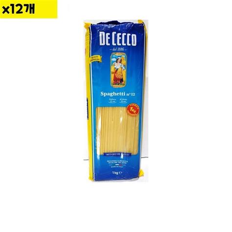 스파게티 데체코 12번 1kg X12개 홈플러스 택배배송