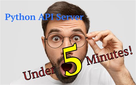 The Fastest Way To Create And Run A Python Api Server In 5 Minutes By