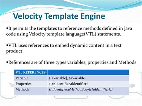 Using Velocity Templatesan Overview Ppt