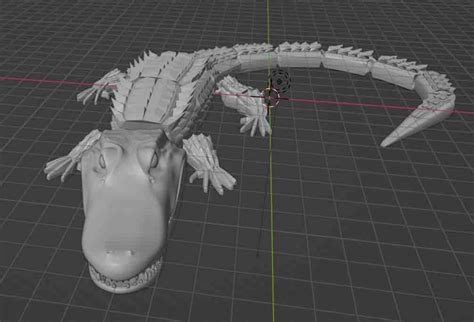 🐊 Alligator Articulated・free 3d File For ・cults