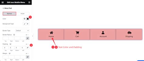 How To Use Icon Mobile Menu Widget