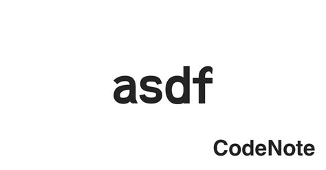 Asdf のインストール方法 Macos編