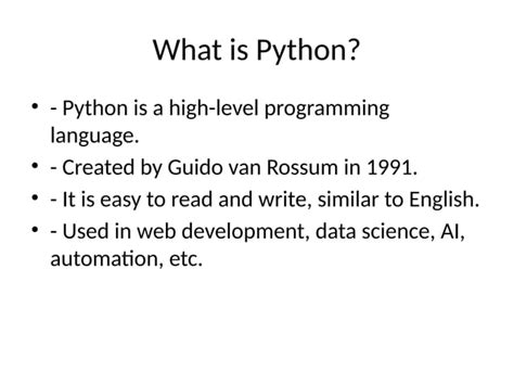 Python Programming Basic Presentationpptx