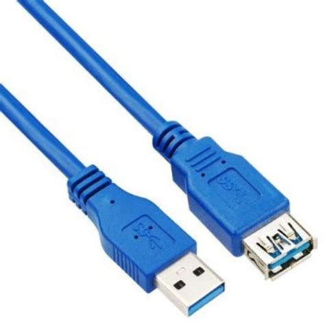 Jual GLO Robotsky Kabel Ekstensi USB 3 0 Male Ke Female A27 Panjang Kabel 500 CM Warna Biru
