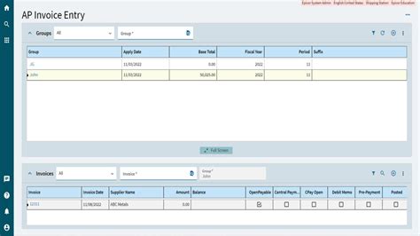 Ap Invoice Entry Epicor Erp Knowledge On Demand