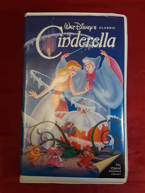 Cinderella Walt Disney Classic Vhs Black Diamond Edition Double My Xxx Hot Girl
