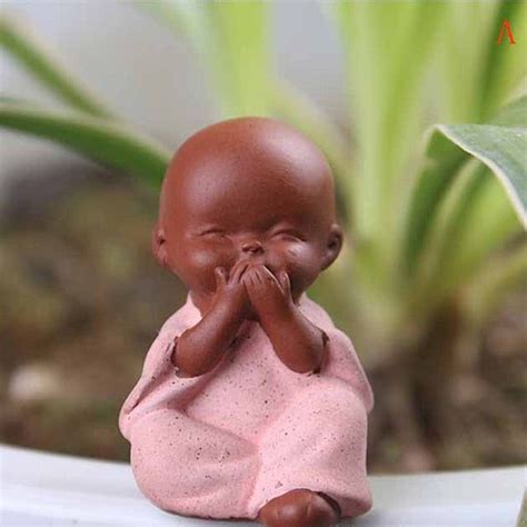 Ceramic Ornaments Monk Small Buddha Statue Monk Figurine Tathagata Ind Small Buddha Statue