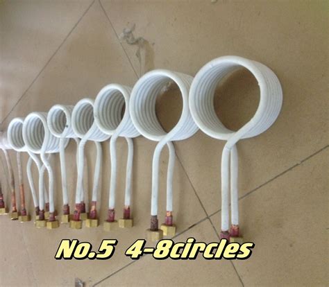 Induction Heating Coils Copper Circle For High Frequecy Heater Induction Heater And Brazing