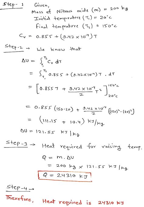 Solved Show Solution Calculate The Heat Required To Raise The Temperature Course Hero
