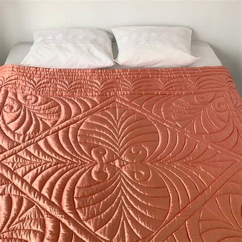 Vintage Satin Bed Spread Etsy