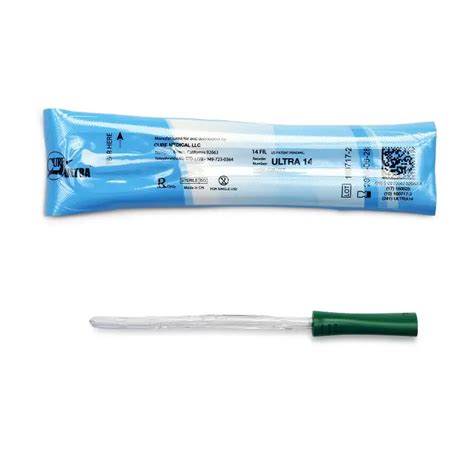 Convatec Cure Ultra™ Pre Lubricated Straight Intermittent Catheter 14