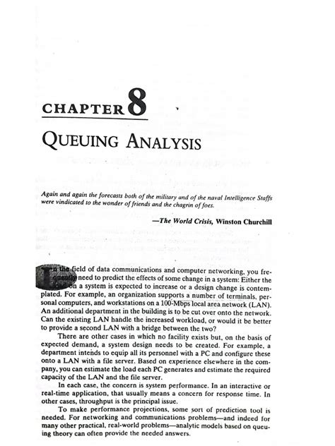 Unit 2 Queueing Model Pdf