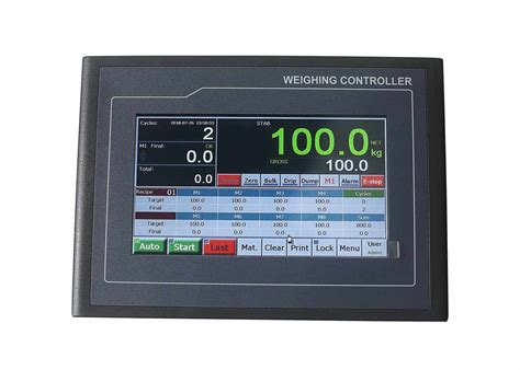 Single Scale TFT Touch Batch Weighing Controller With USB Communication