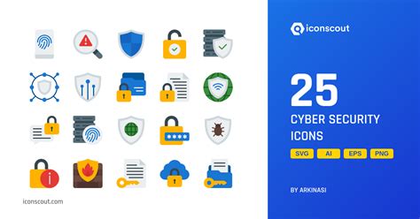 Cyber Security Icon Pack 25 Free Download Crime And Security Icons Iconscout