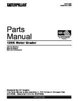Parts Manual 120h Motor Grader Pdfcoffeecom