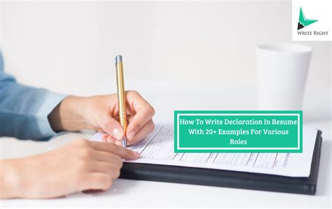 Declaration In Resume For Freshers Examples Tips 2025