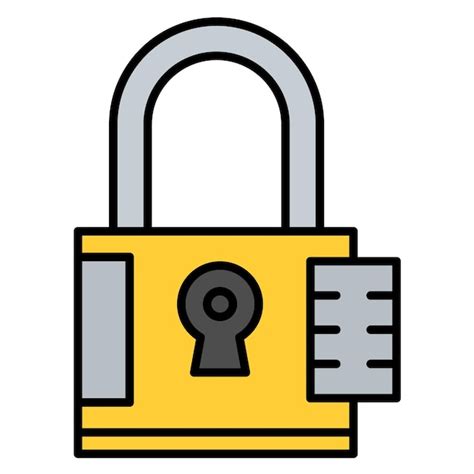 Premium Vector Locked Vector Illustration Style