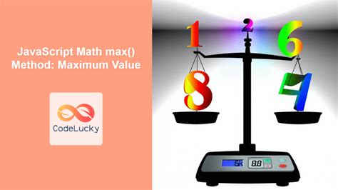 javascript math max method maximum value codelucky