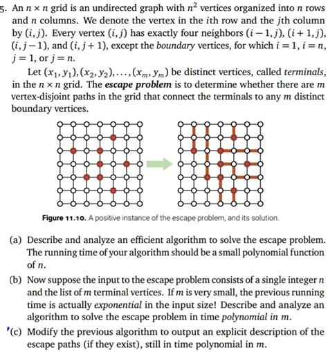 An N N Grid Is An Undirected Graph With N Vertices Organized Into N Rows And N Columns We
