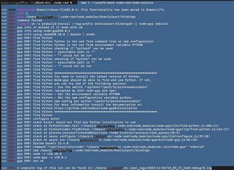 Arduinofirmata Warning General Node Red Forum