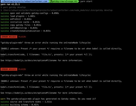 Gatsby Should Merge Babelrc Nfigjs To His Preset Config · Issue 21157 · Gatsbyjs