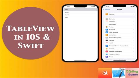 How Use Tableview In Ios Iosxcode 13 And Swift 5 Youtube