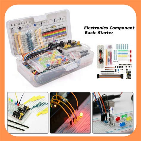 830 Breadboard Set Electronic Component Basic Starter Kit With