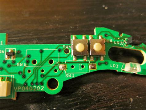 The Destitute Developer Logitech Cordless Optical Trackman Mouse Wheel Button Replacement