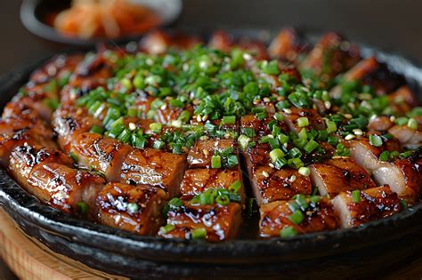 美味烤肉上的香葱高清图片下载 正版图片601249540 摄图网