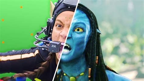 Fun Avatar Side By Side Video Features Shooting In Motion Caption Alongside The Final Product