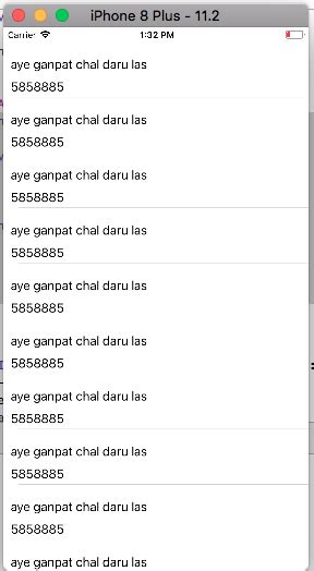 Swift In Tableviewcontroller The Data Displayed Is Wrong Stack Overflow
