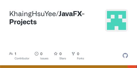 Github Khainghsuyeejavafx Projects