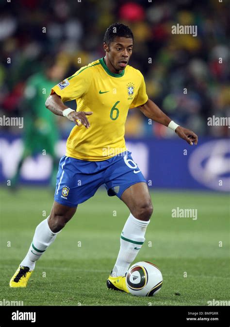 Michel Bastos Brazil V Korea Dpr Ellis Park Johannesburg South Africa