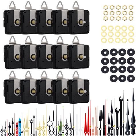 Buy EMOON Pieces Clock Mechanism Replacement Kit With Pack Clock Hands Silent Sweep Clock
