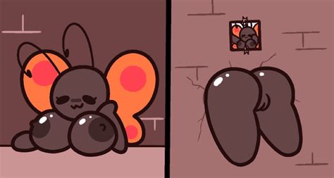 Rule 34 3 Brick Wall Butterfly Butterfly Mallow On A Stick Butterfly Wings Chibi Glory Wall