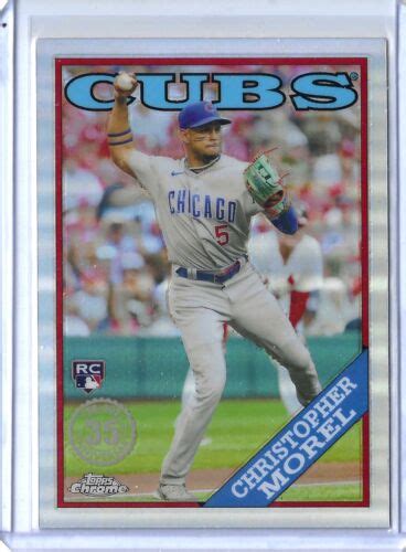 2023 Christopher Morel Rc Topps Chrome 35th Anniversary Refractor