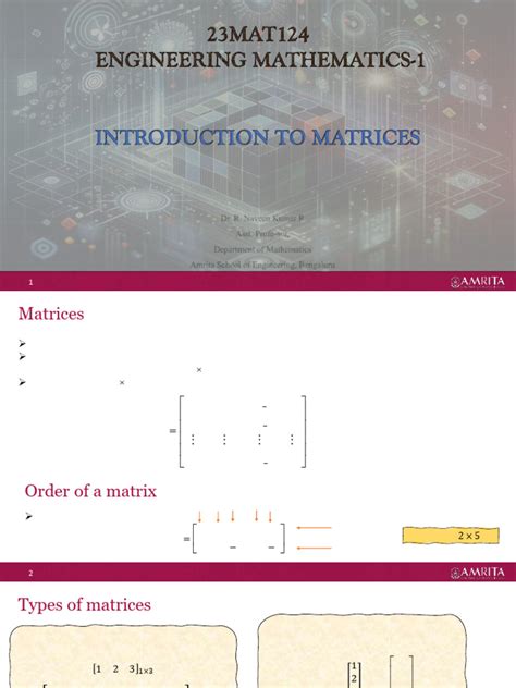 Matrices 1 Pdf Matrix Mathematics Linear Algebra