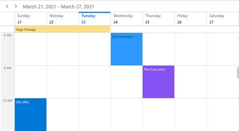 Day Week Work Week Views Winui Scheduler Syncfusion