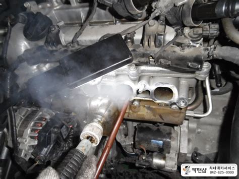포르테 Gdi 흡기클리닝 밸브크리닝 연소실크리닝 스로틀바디청소 카본청소 엔진떨림 Rpm불안정 노킹 소음 출력저하 조기점화 연비저하 차세대카서비스대전 카젠 카맨샵
