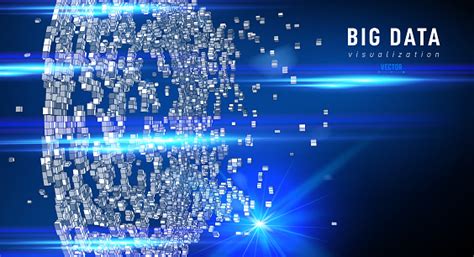 추상3d 빅 데이터 시각화 얽힌 그래픽 데이터 스트림 인포그래픽스 스레드 데이터입니다 미래 지향적 인 소셜 네트워크 기술 벡터 배경입니다 비즈니스 인텔리전스 의 대리 0명에
