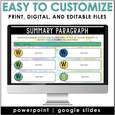 Writing An Objective Summary Mini Lesson