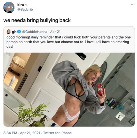 Gabbie Hanna Slutty Thot Show