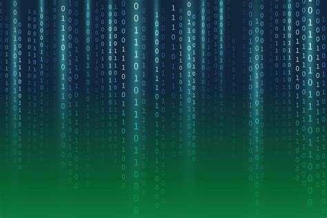 Design Elements Binary Computer Code Halftone Pattern Dark Background 46988150 Vector Art At