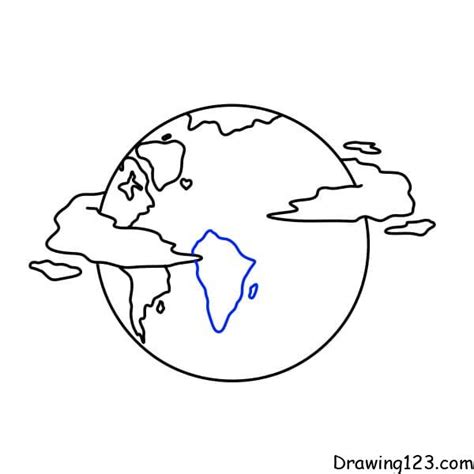 ステップ3 以下の手順で地球上に大陸を描いてみましょう