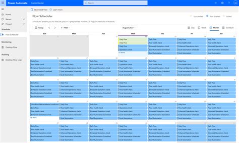 Control Center Desktop Flow Scheduler Power Automate Microsoft Learn Control Center Desktop Flow Scheduler Power Automate Microsoft Learn