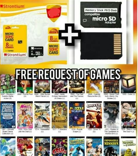 PSP MEMORY CARD SET ADAPTOR AND MICRO WITH COMPLETE SET READY TO PLAY Lazada PH