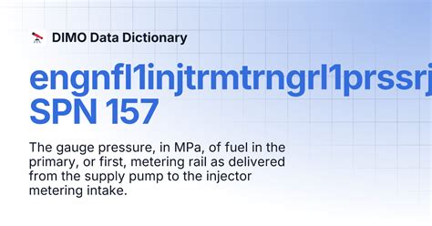engnfl1injtrmtrngrl1prssrj1939 spn 157 dimo data dictionary
