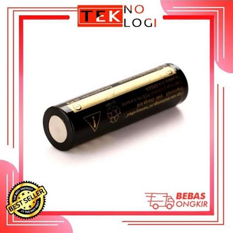 Jual UltraFire Baterai Li Ion MAh V BRC Golden Di Seller Tokoteknologi