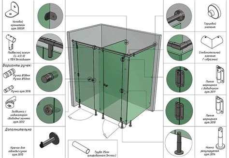 Туалетные перегородки серии Стандарт